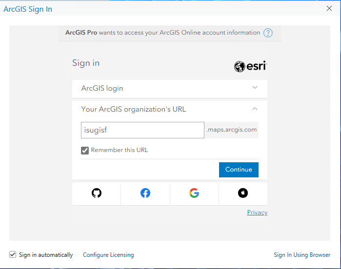 ArcGIS Pro Installation and Licensing – ISU GIS Facility